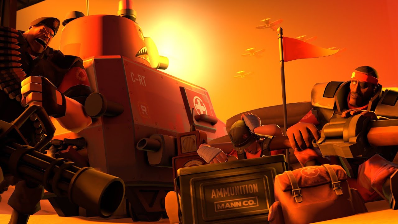 Tf2/Sfm: Frontline FanArt Poster [Speedposter/Timelapse] - YouTube