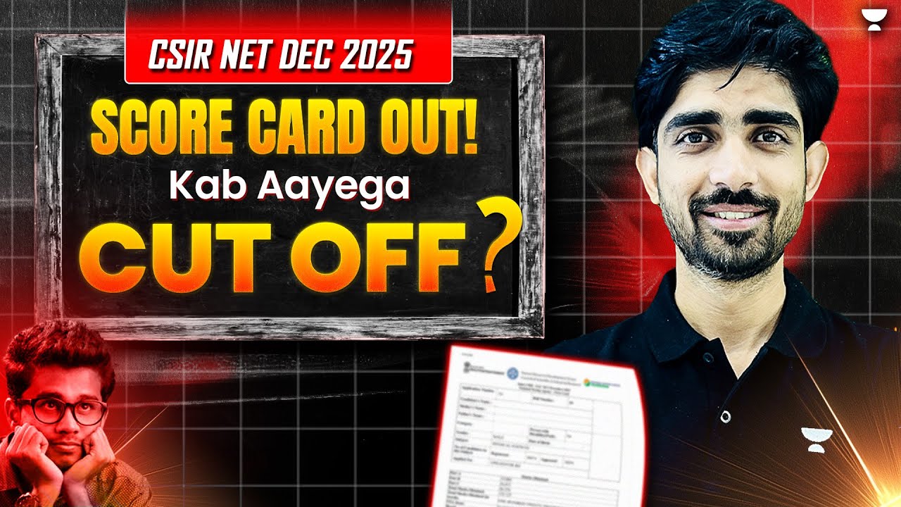 CSIR NET Dec 2025 Score Card Released | CSIR NET Score Card Released ...
