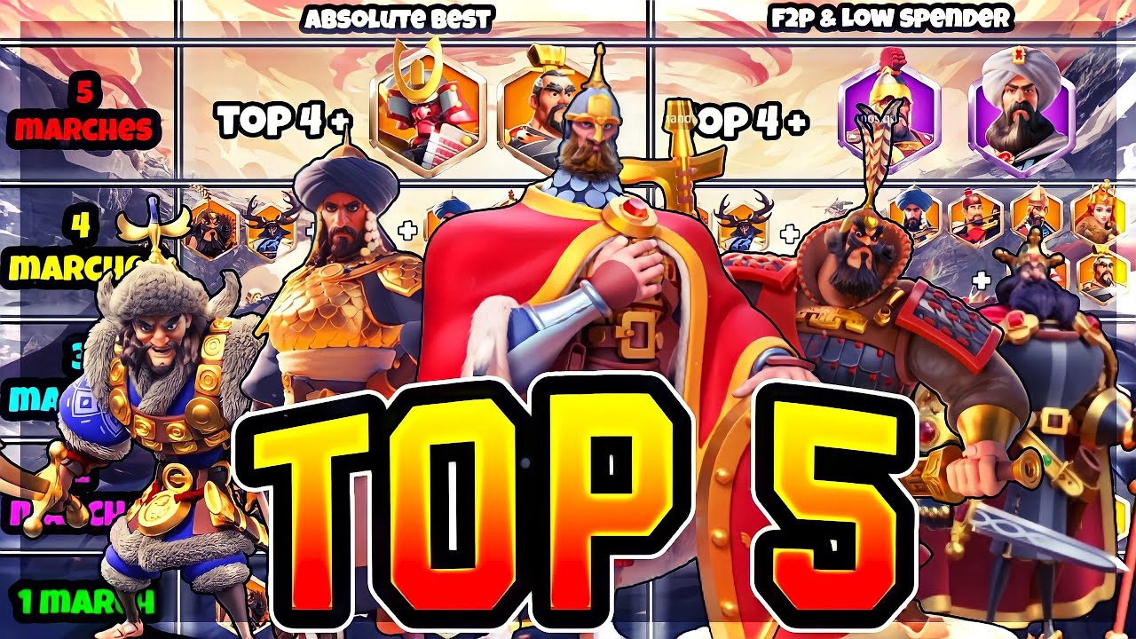 STEP BY STEP COMMANDERS GUIDE! Rise Of Kingdoms Best Cavalry Commanders ...