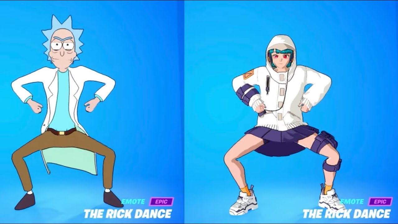 Baile de Rick Para el pase de Batalla de la Temporada 7 en Fortnite 🛸👽 ...