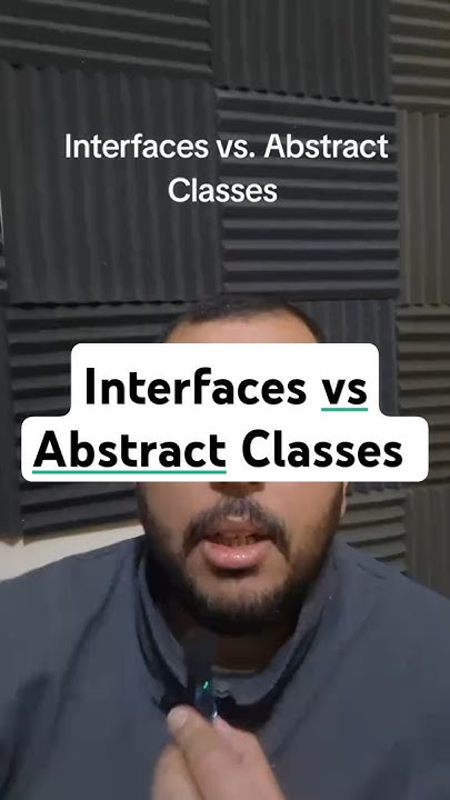 Interfaces vs Abstract Classes in oop #برمجة #webdevelopment - YouTube