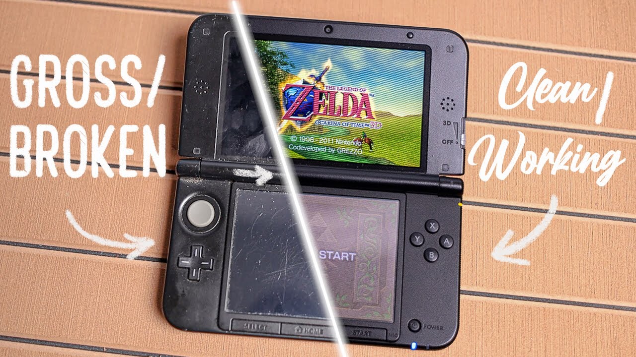 DISGUSTING Nintendo 3DS XL, Can we Fix it? - YouTube