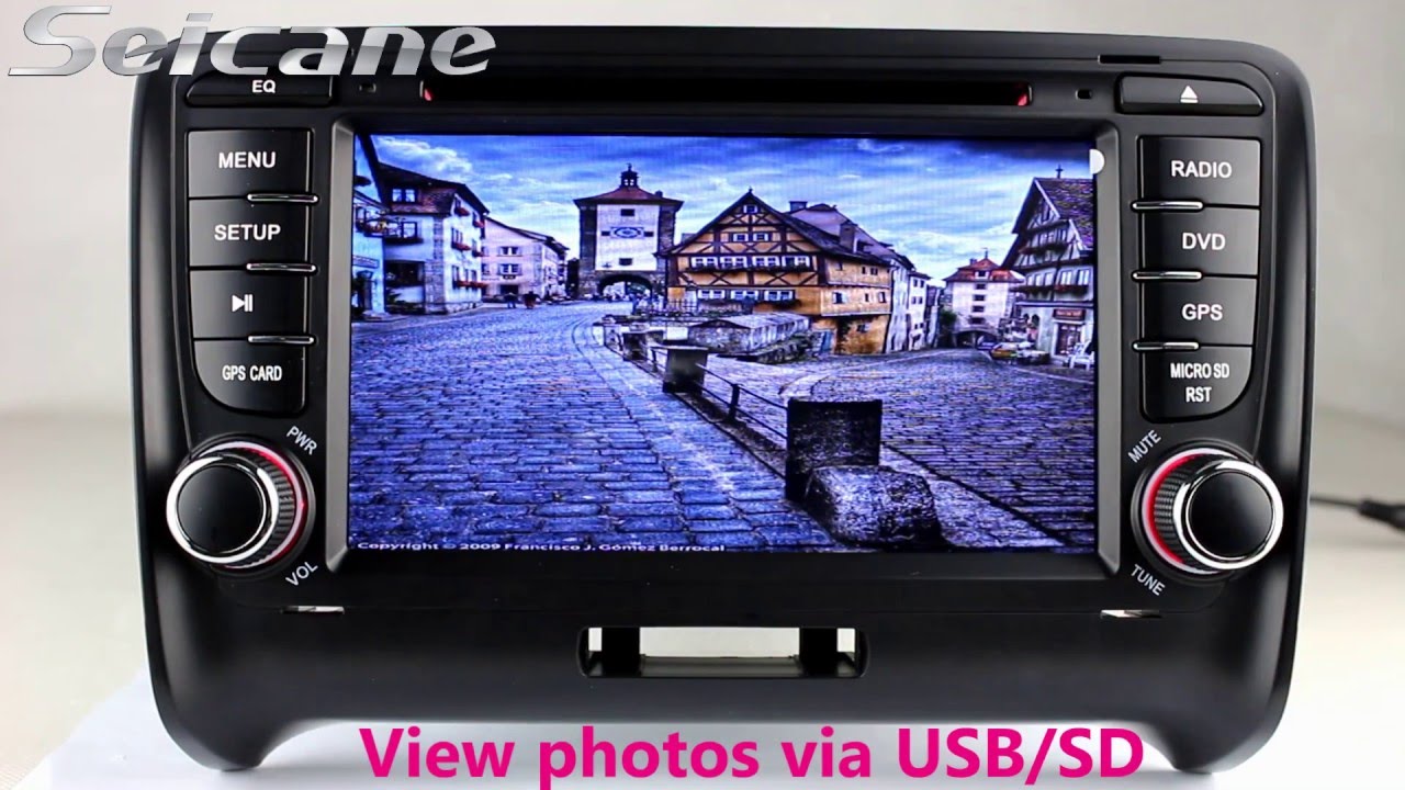 2006-2014 Audi TT MK2 bluetooth dvd auto A/V dvd gps With Radio CD ...