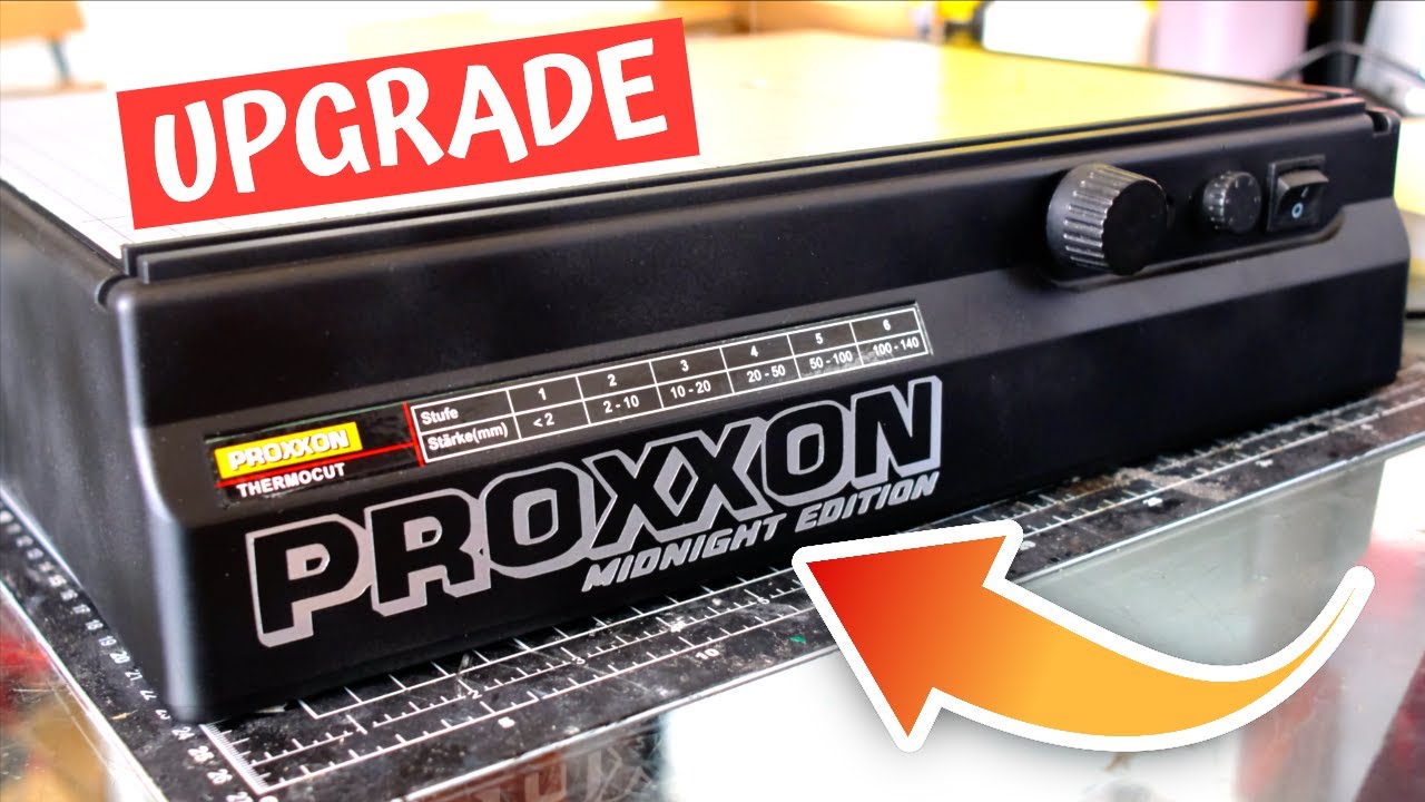 UPGRADE your PROXXON using these simple steps!!! - YouTube