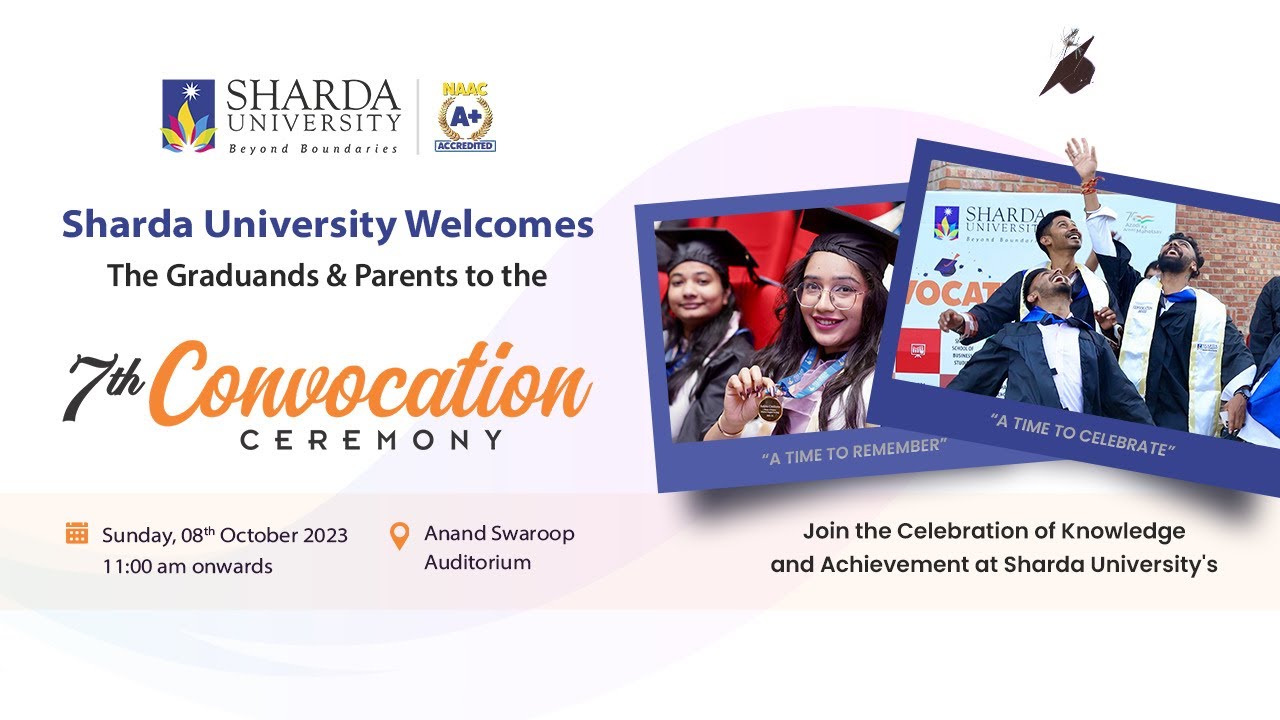Sharda University 7th Convocation-2023|| Sharda University - YouTube