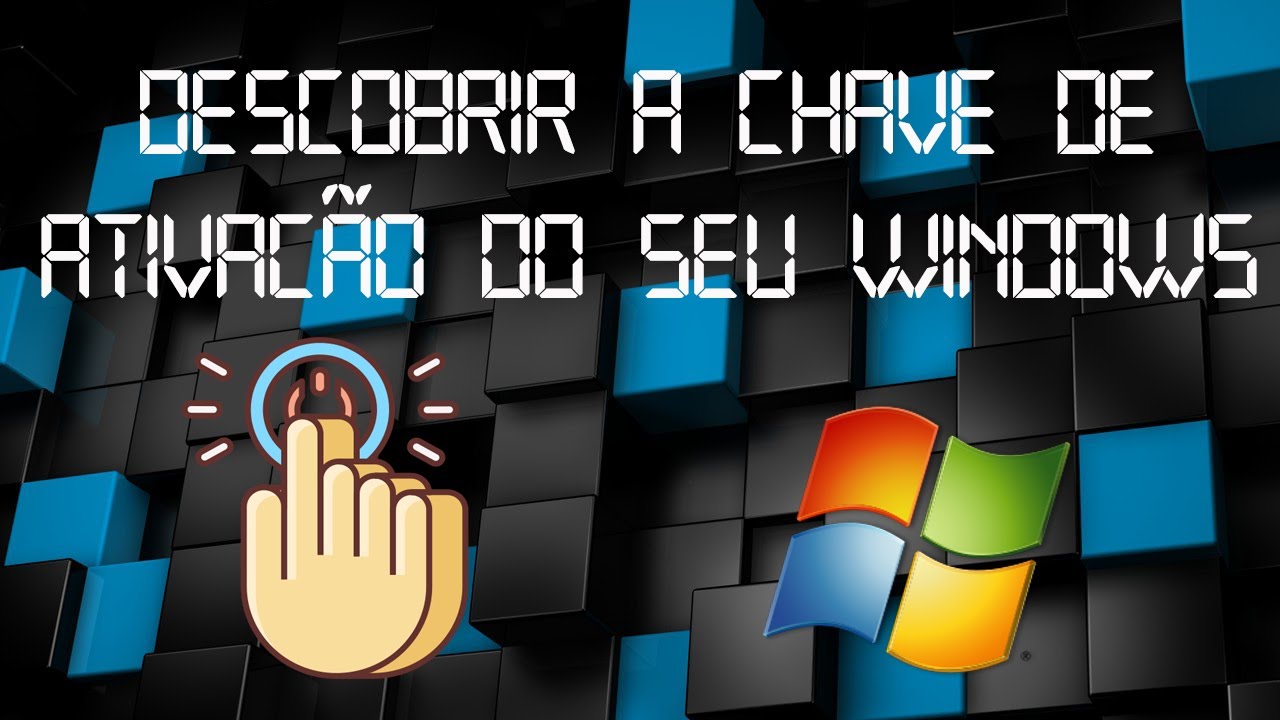 Descobrir a chave de ativação do seu Windows - YouTube