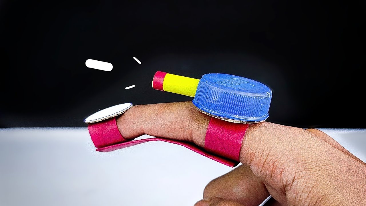 Bottle Cap Finger Gun - YouTube