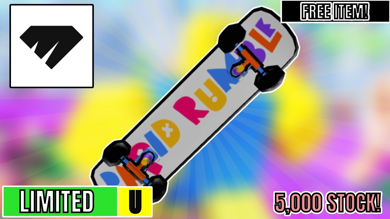[FREE LIMITED] HOW TO GET THE RAPID RUMBLE SKATEBOARD (FRESHCUT ...