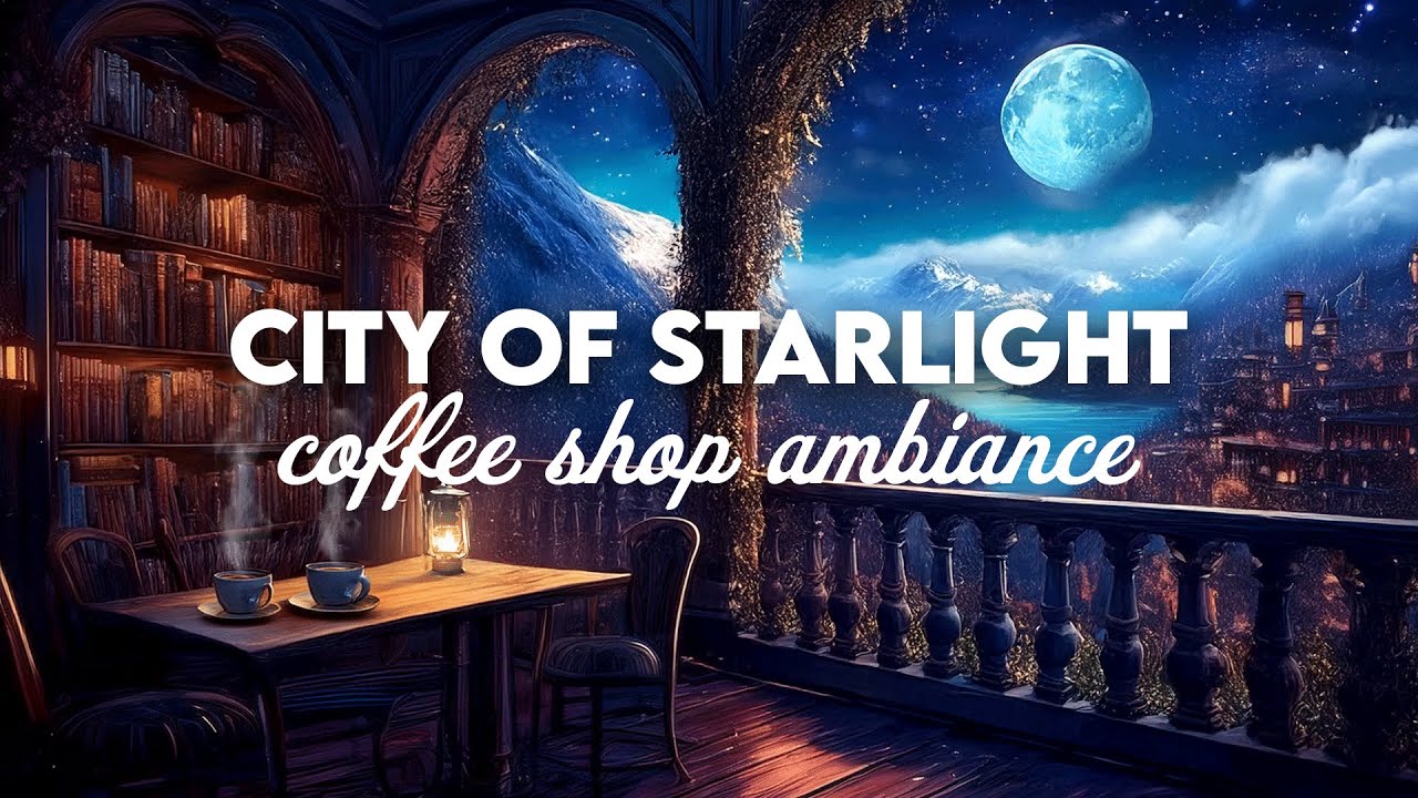 City of Starlight Coffee Shop Ambiance - YouTube