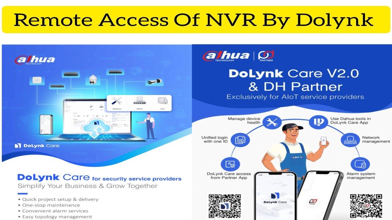 Dahua NVR Remote Access Through Dahua Dolynk Care | Dahua Cloud ...
