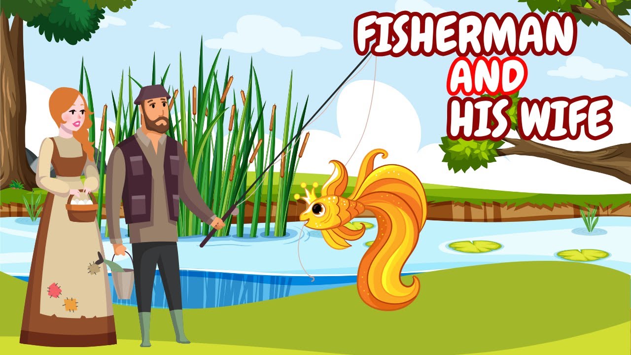 Fisherman and his wife | Kids Story in English | Bedtime Stories ...