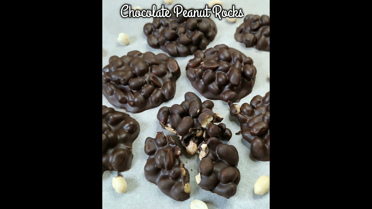 Chocolate Peanut Rocks #shorts #chocolates #homemadechocolates - YouTube