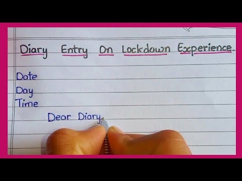 Diary Entry On Lockdown Experience || Powerlift Essay Writing || Diary ...