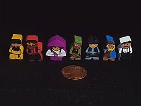 Scythe - How to paint Meeples - YouTube