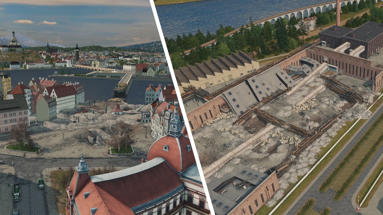 Making of the WWII Episode - Cities: Skylines - Altengrad 52 - YouTube
