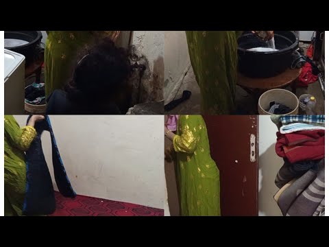روتين يوم تصبين ملابس وتنظيف اللي كايعجب 🧼🧴💪