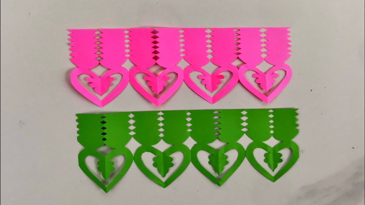 How to cut border or curtain/ easy to cut - YouTube