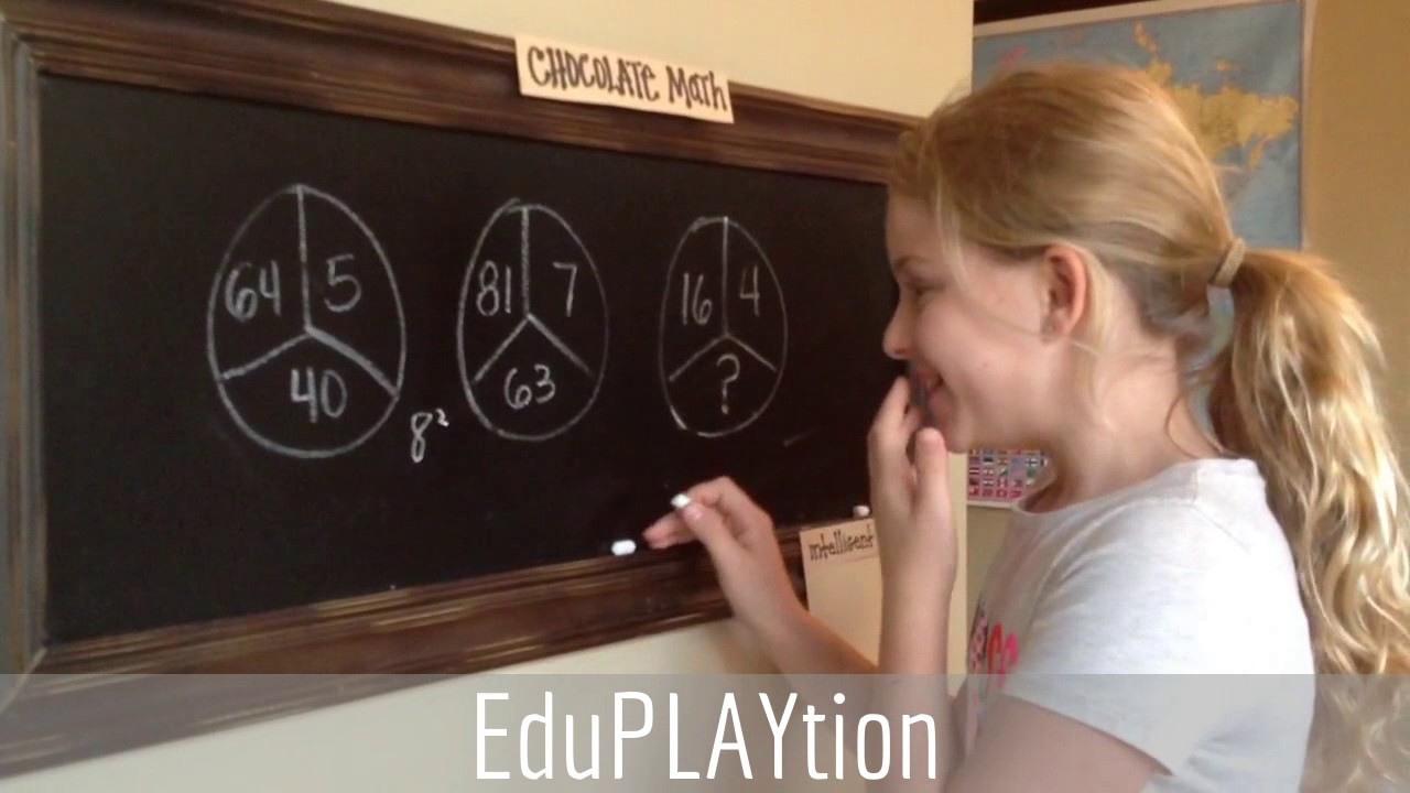 Chocolate Math Challenge #1 SOLVED! (numerical relationships) - YouTube