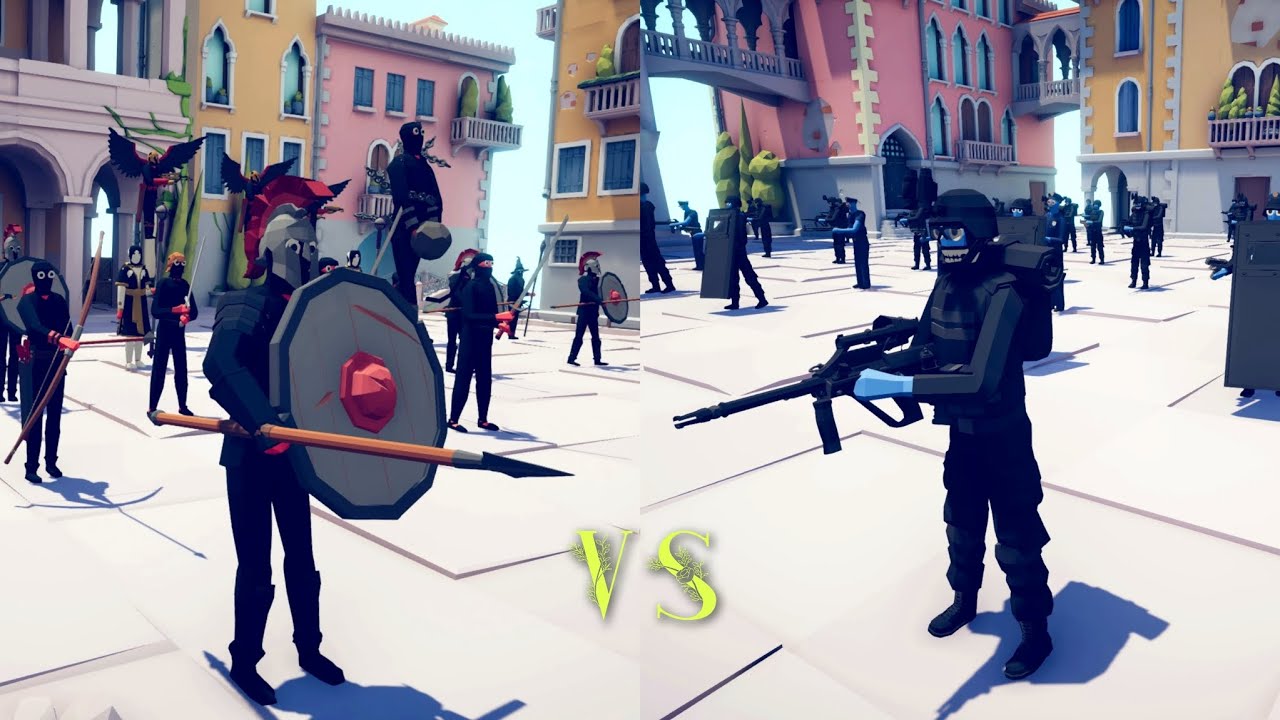 Police Army vs. Army American Order Empire /TABS -Totally Accurate ...