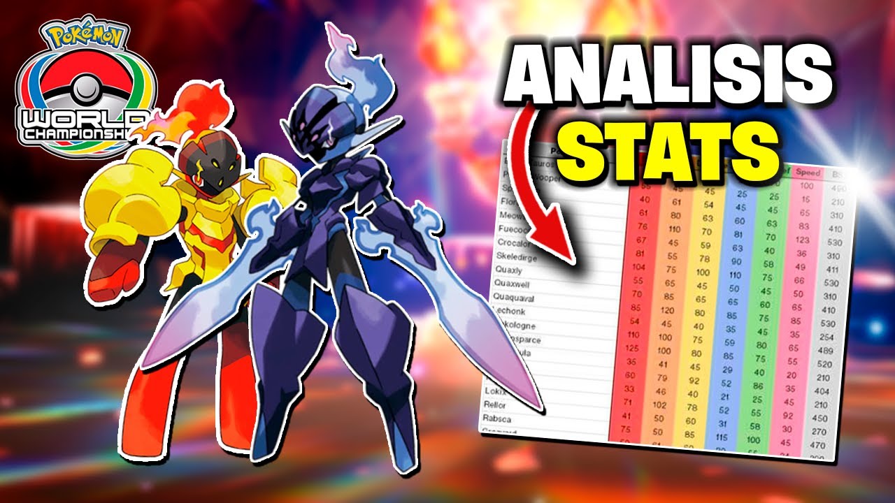 ANALISIS COMPETITIVO de las STATS 🔥 POKEMON ESCARLATA y POKEMON PURPURA ...