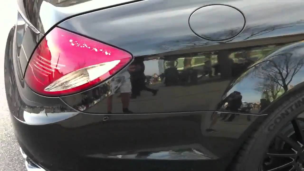 VERY LOUD fake Mercedes CL 63 AMG REV & SOUND in Hamburg - YouTube