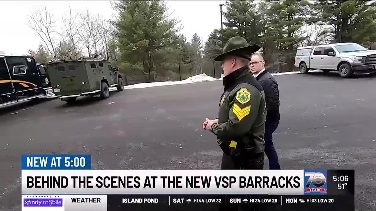Inside look at new and improved Vermont State Police barracks - YouTube