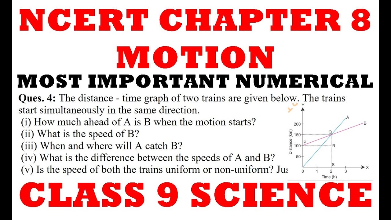 class-9-physics-important-numericals-the-distance-time-graph-of-two