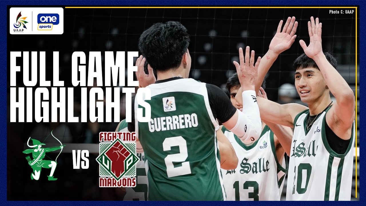 DLSU vs. UP | FULL GAME HIGHLIGHTS | UAAP SEASON 87 MEN'S VOLLEYBALL ...