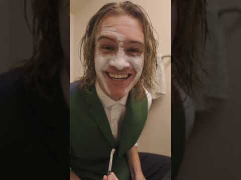 The Joker Makeup Tutorial (I’ve never done makeup before) #shorts