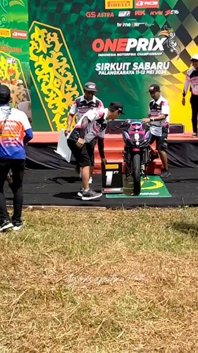 finish P1 wilman hammar P2 lucky Hendriansyah P3 hafid Pratama FinalOP 1 BEBEK4T 150ccTUNE UP ...