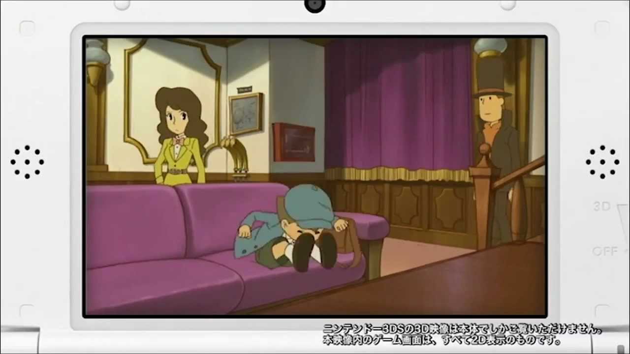 Professor Layton 3DS Trailer - YouTube