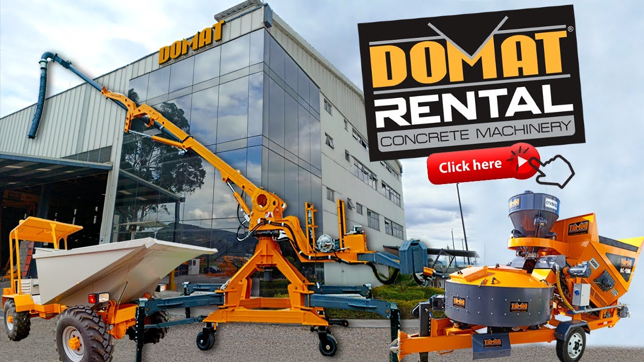 ¡DOMAT RENTAL! Todos nuestros equipos para aquiler (parte 2) - YouTube