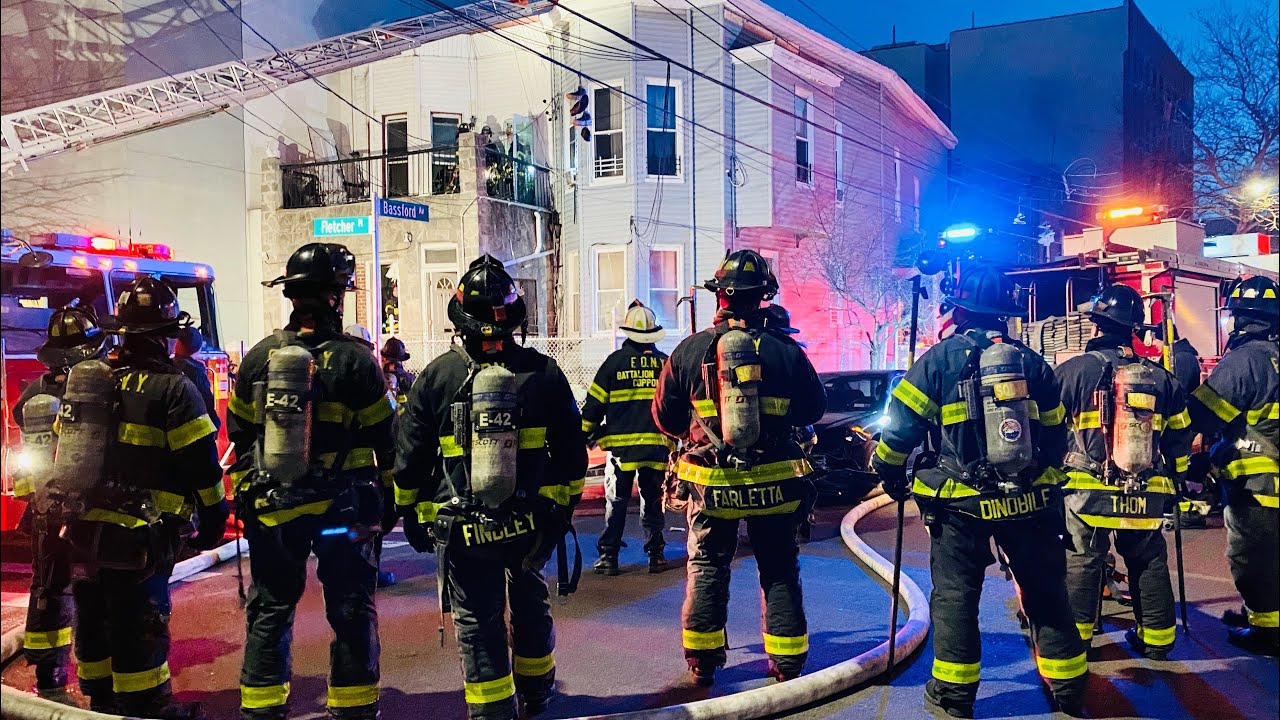 FDNY BOX 3177 - FDNY OPERATING AT A 10-75 ALARM FOR FIRE IN WALLS OF ...