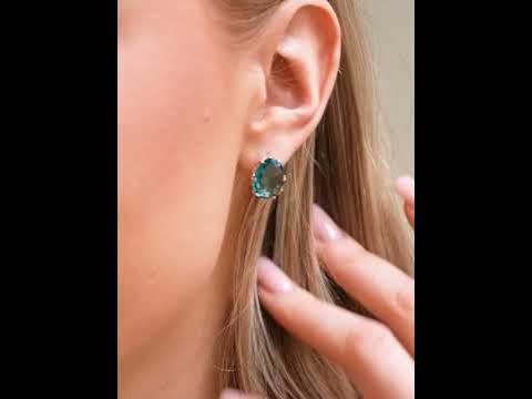 Артикул на ВБ: 115550466 #серьги #топаз #серебро #вайлдберриз # ...