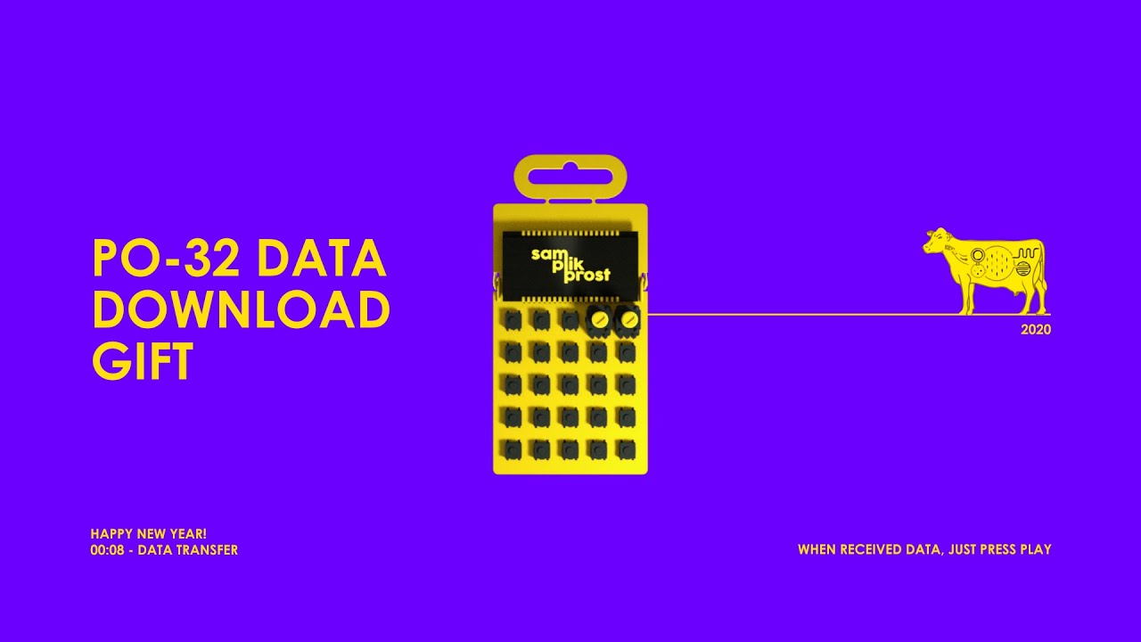 PO-32 DATA Transfer Sounds and Patterns - YouTube