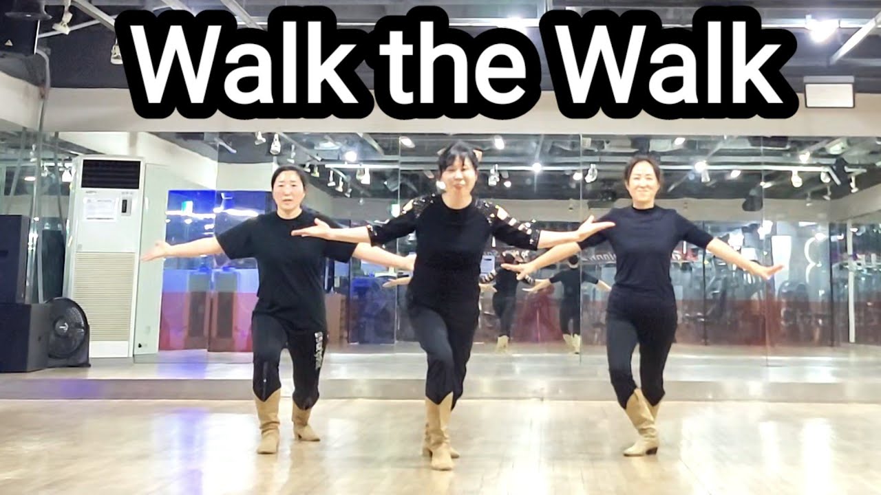 Walk The Walk (Intermediate) Line Dance - YouTube