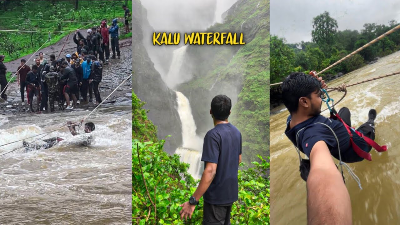 Kalu Waterfall : The Most Adventure Trek in Monsoon | Malshej Ghat | A ...