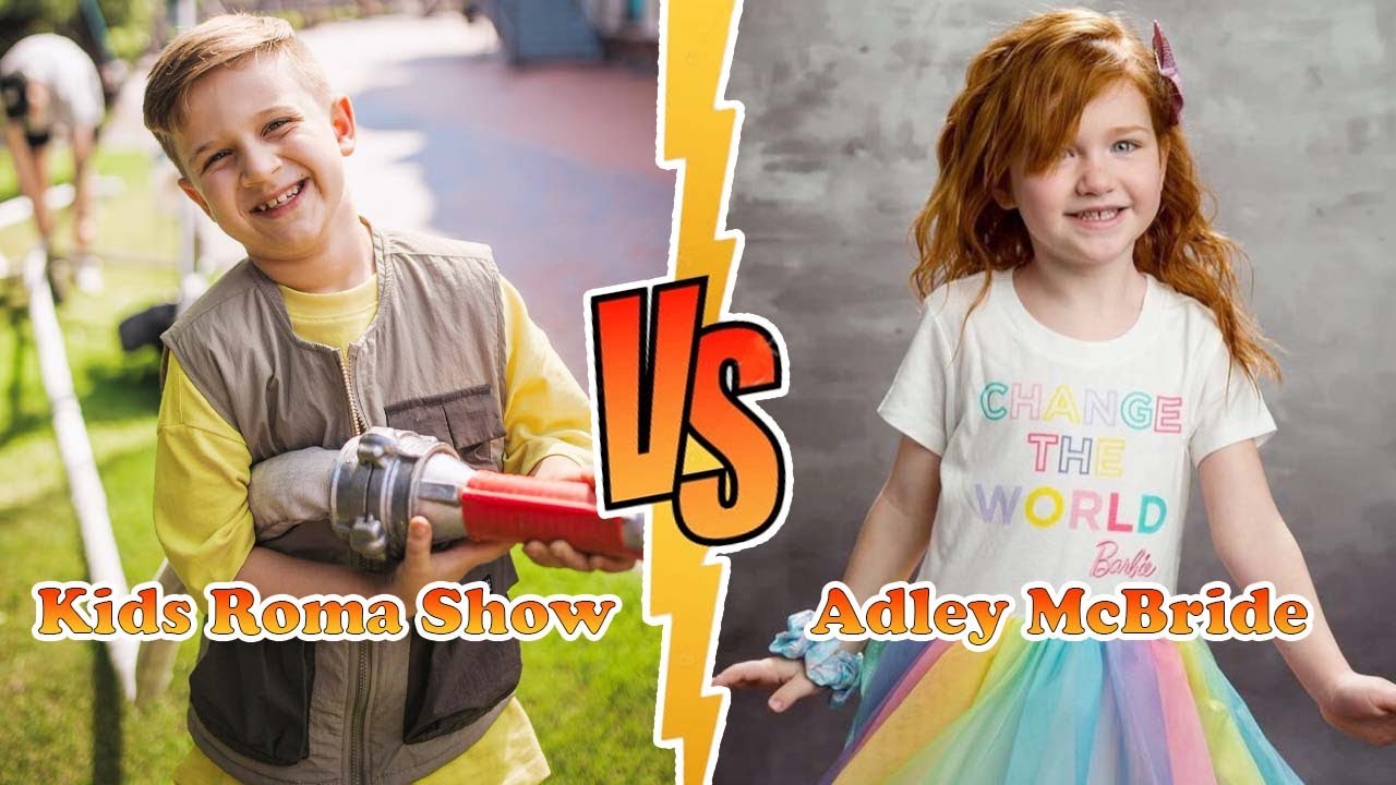 Kids Roma Show Vs Adley McBride (A for Adley) Transformation 👑 New ...
