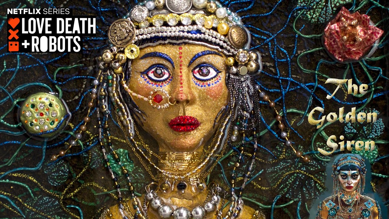 The Golden Siren inspired Mixed Media Art | Jibaro in Love, Death ...