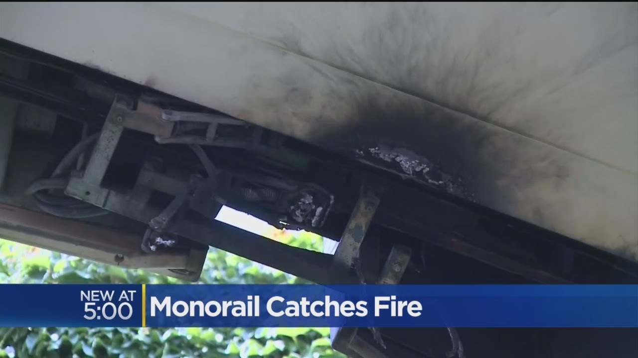 California State Fair Monorail Catches Fire - YouTube