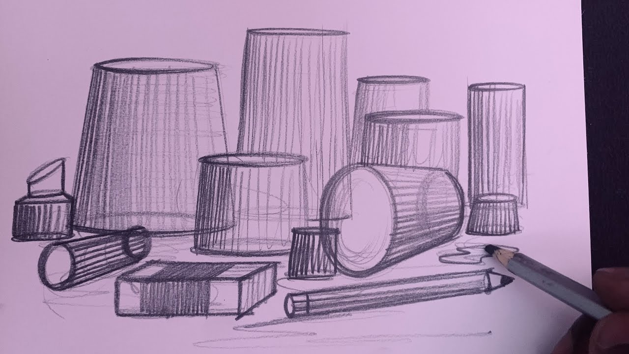 How to practice Basic Shapes and Lines | For Beginners | NIFT, BFA ...