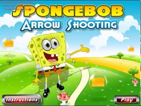Spongebob Arrow Shooting remember that arrows are limited - YouTube
