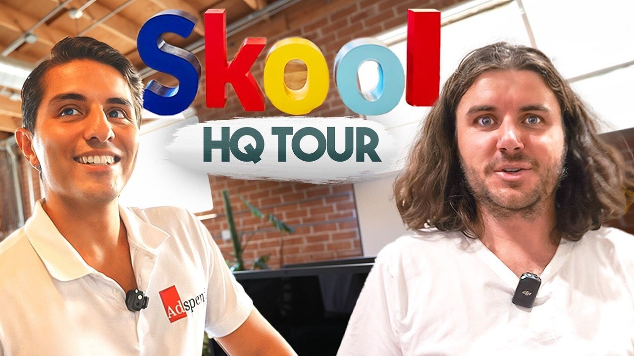 Sam Ovens Gives Me A Tour of Skool.com HQ & Proves He's Not A Robot ...