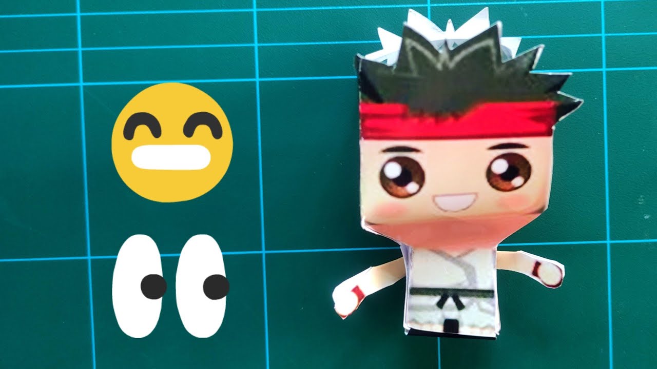 Let's make a little samurai paper doll - YouTube