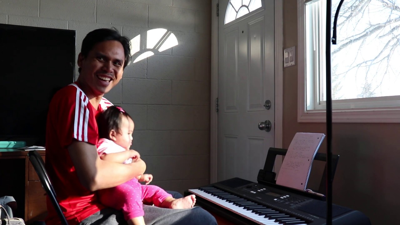 DADDY & BABY ON THE KEYBOARD💕 - YouTube