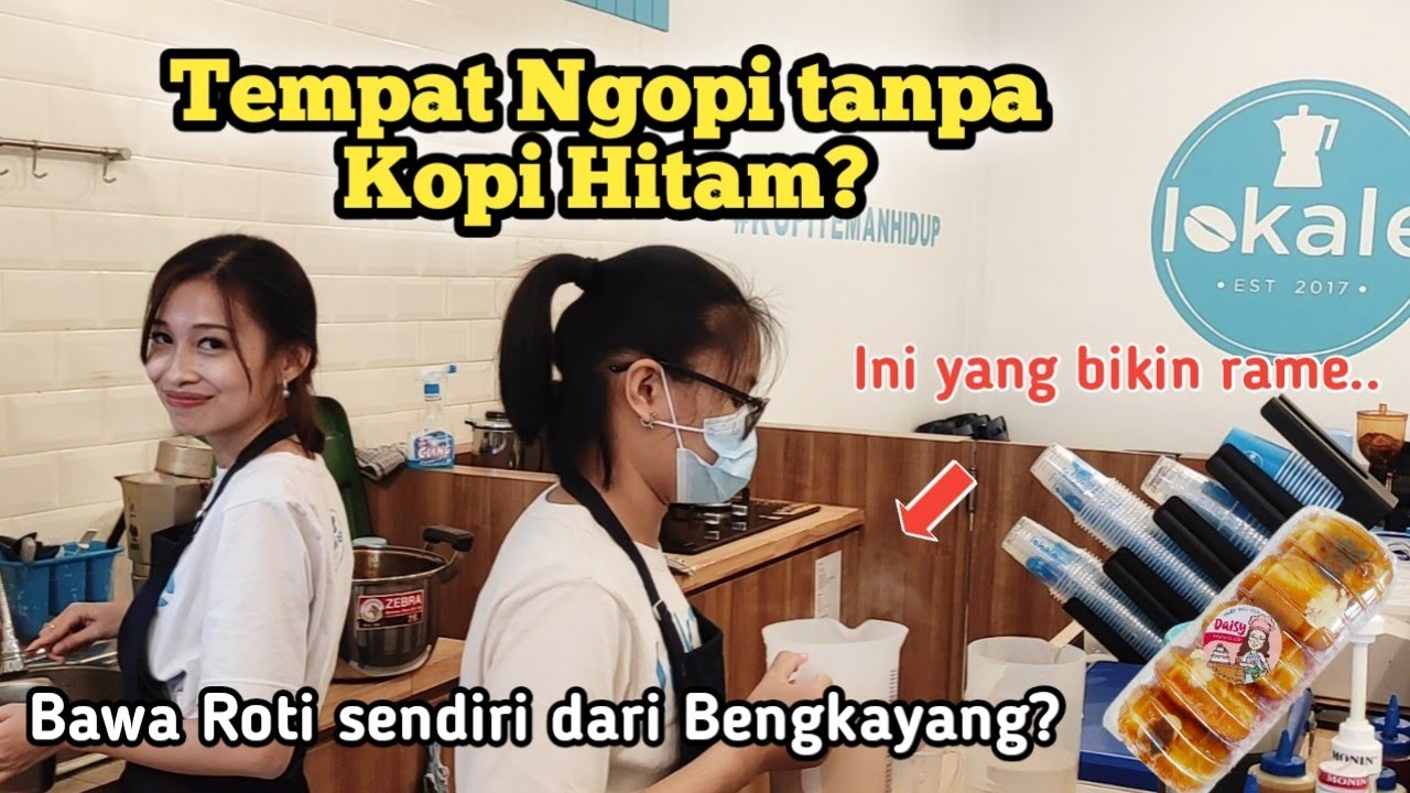 Ngopi susu Lokale + makan roti Daisy Homemade dari Bengkayang. Enak ...