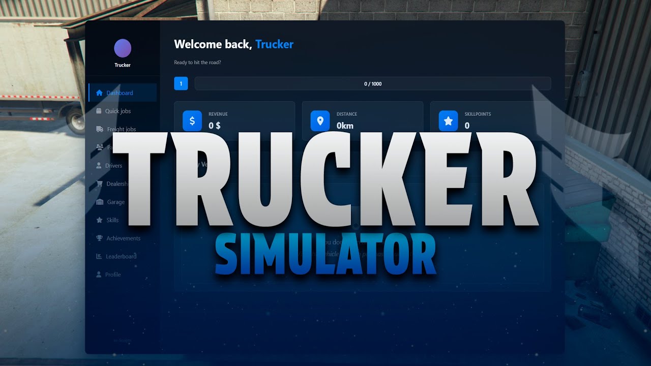 Ultimate Trucker Simulator - FiveM Script | ESX & QBCore | Party System ...