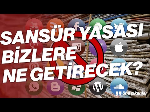 SANSÜR YASASI BİZLERE NE GETİRECEK?