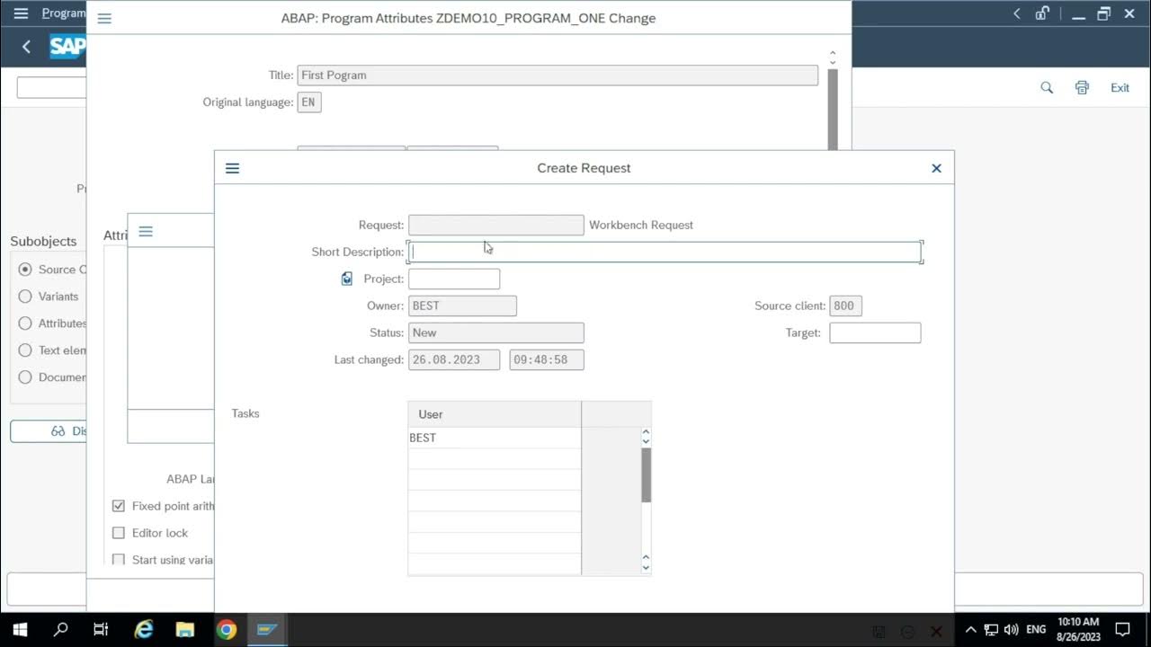 C11. Control Statements, and Transport Requests in SAP ABAP - YouTube
