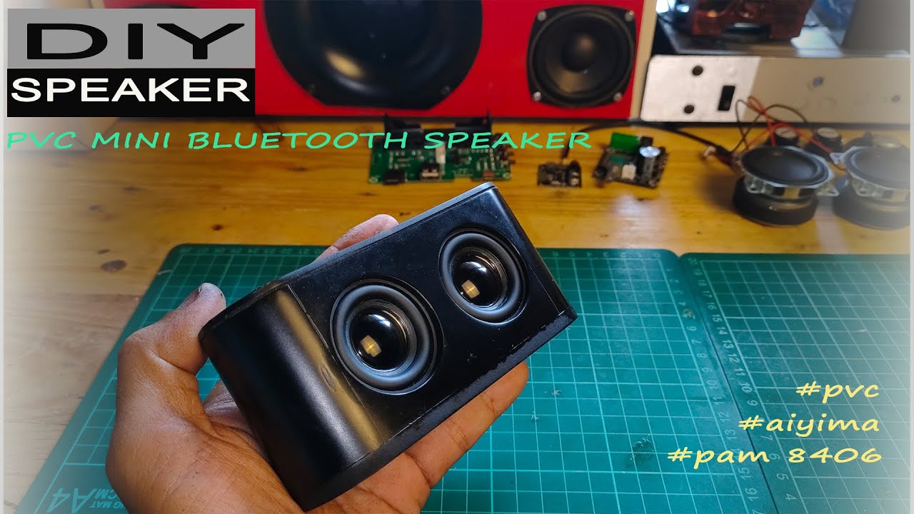DIY Mini Bluetooth speaker using PVC#diy - YouTube